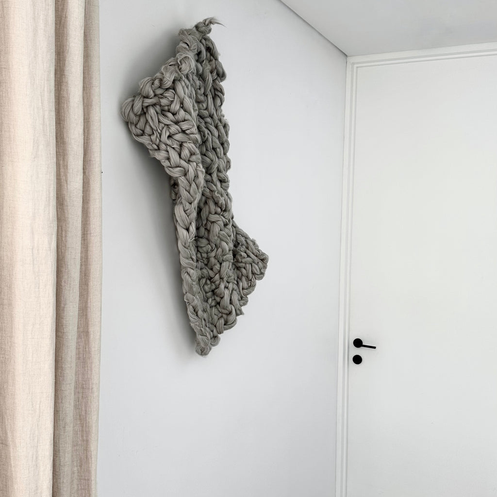 Knitted Wall Sculpture – N I C K E L N C O